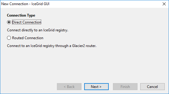 Connection to an IceGrid Registry - Ice